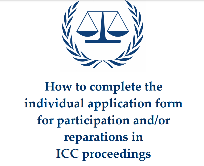 International Criminal Court Reparations Form – Law Looper Store
