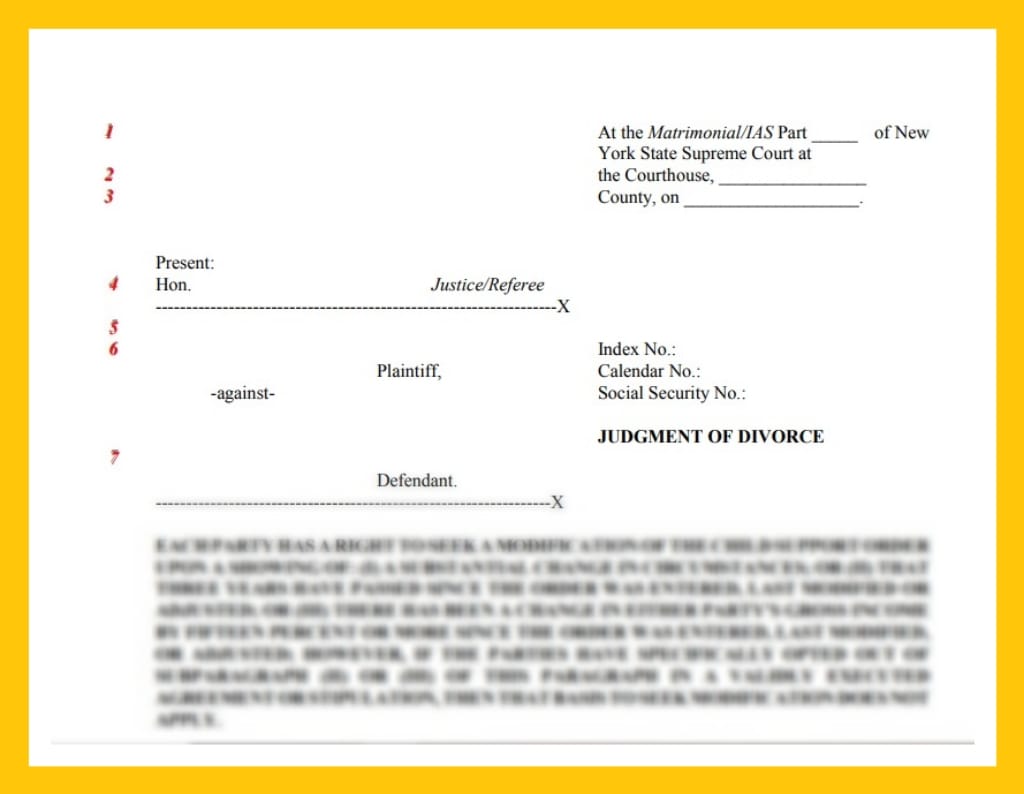 Divorce Papers Template – Law Looper Store