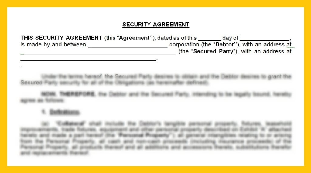 Security Agreement – Law Looper Store